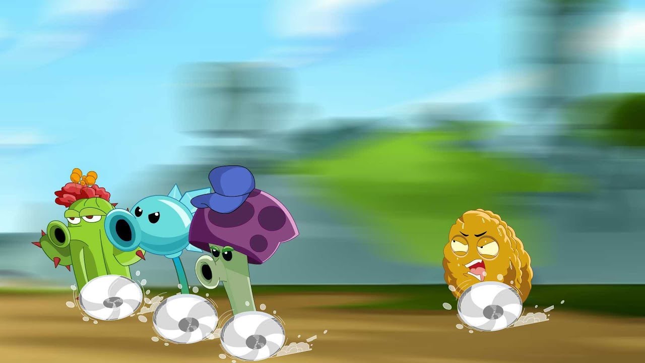 Plants vs. Zombies Animation : The secret of running fast - YouTube
