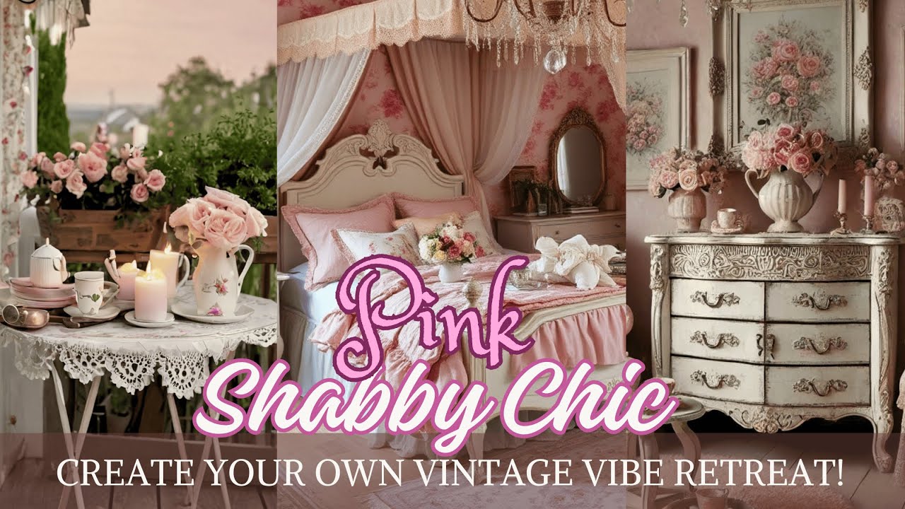 💖 🌸 Create Your Own Vintage-Vibe Retreat | Pinkest Shabby Chic Decor ...