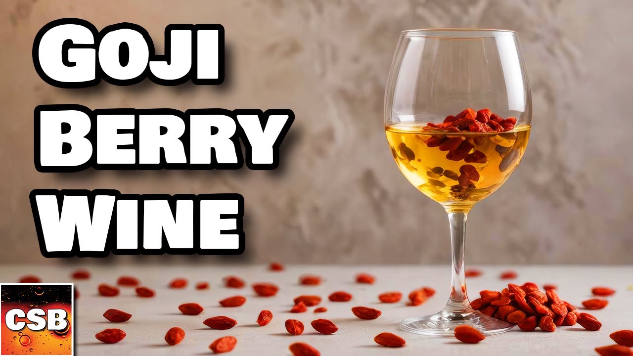 How to Make Homemade Wine - Goji Berry Wine - YouTube