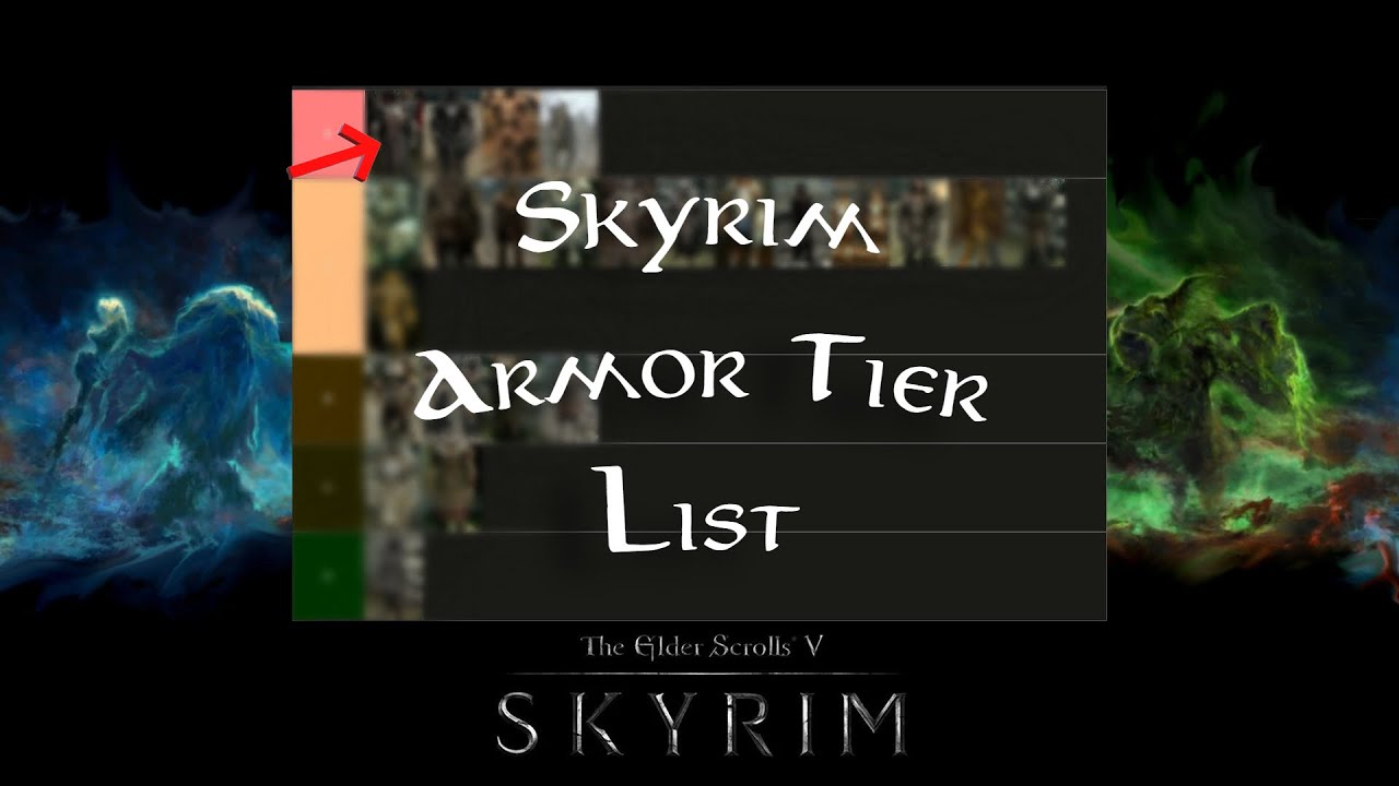 Every Skyrim Armor Set Tier List - YouTube