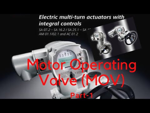 Motor Operating Valve(MOV)#Part-1 - YouTube