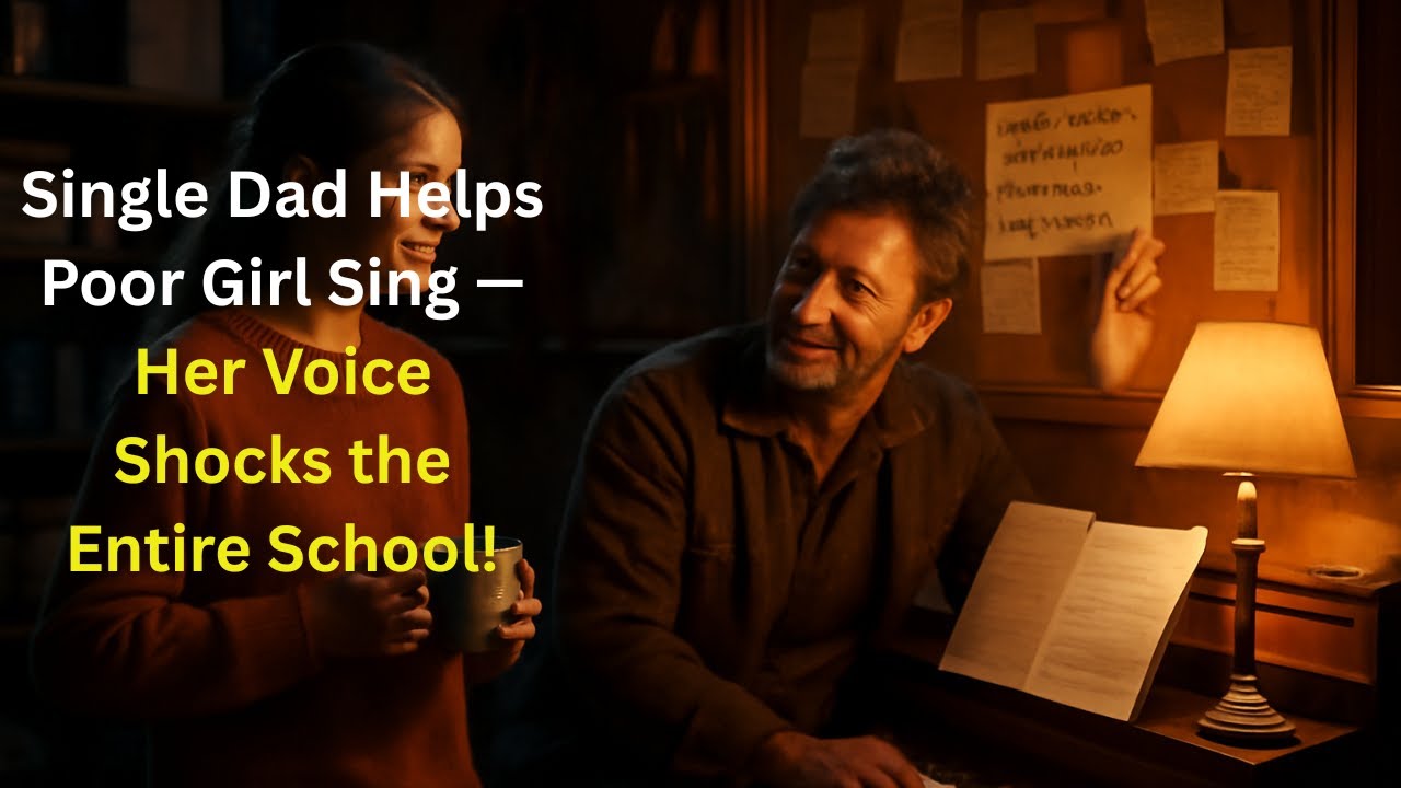 Single Dad Helps Poor Girl Sing — Her Voice Shocks the Entire School! - YouTube