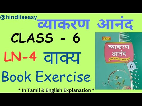Class 6 l व्याकरण आनंद l LN 4 वाक्य l Sentences l Explanation #types of ...