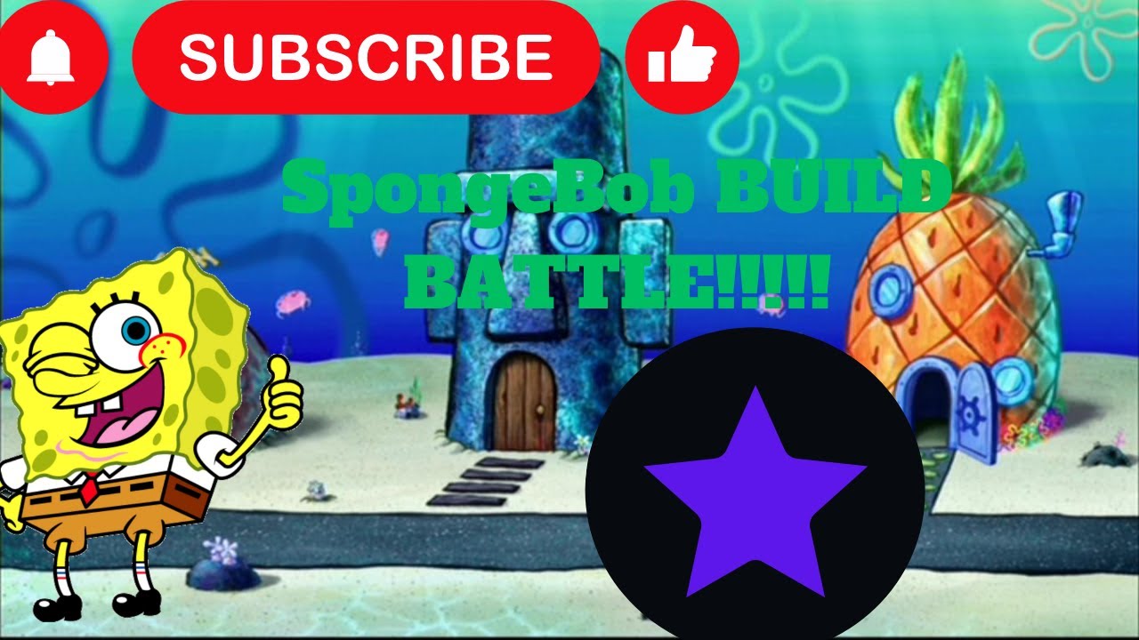 MINECRAFT BUILD BATTLE (SpongeBob Edition) - YouTube