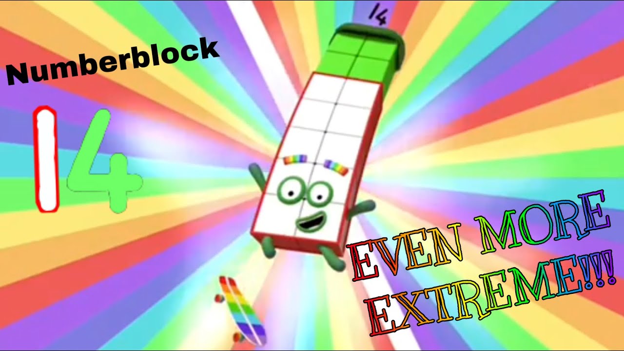 Numberblock 14 EVEN MORE EXTREME YouTube numberblock-14-even-more-extreme-youtube