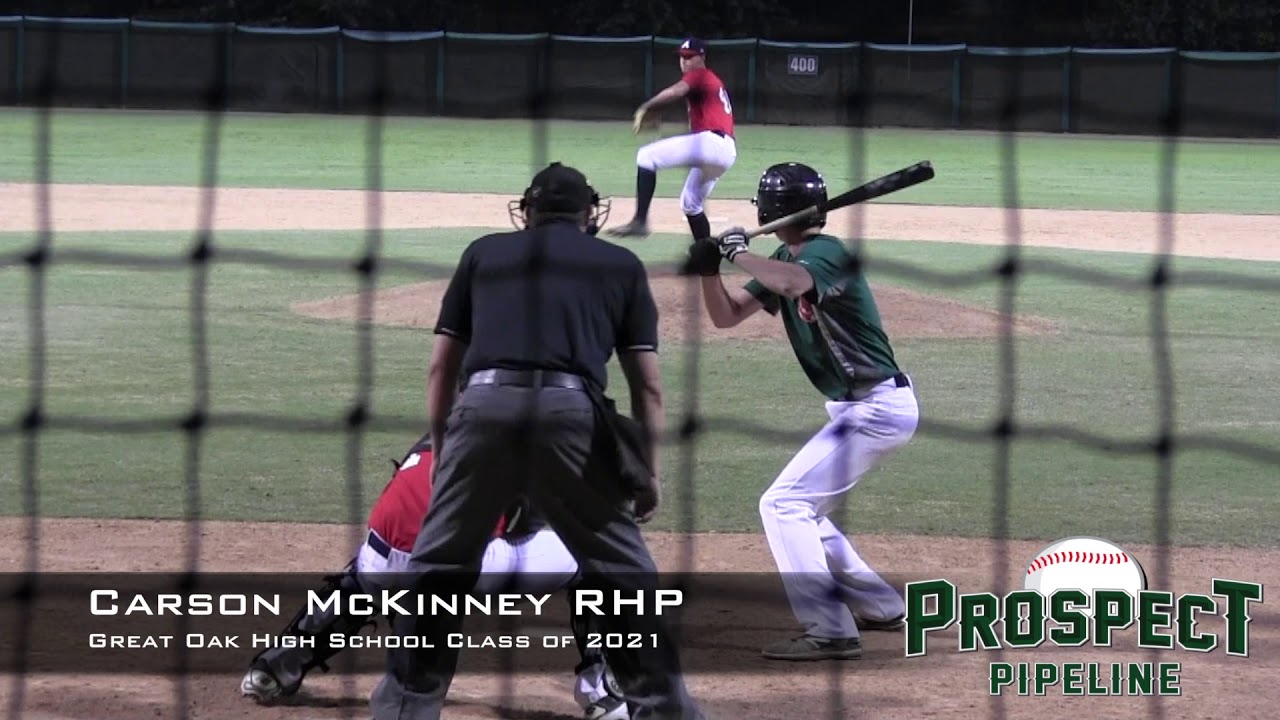 Carson McKinney Prospect Video, RHP, Great Oak High School Class of ...