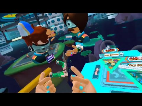 Playing dimensional double shift with @yourlocalgamerboi and bob. #vr # ...