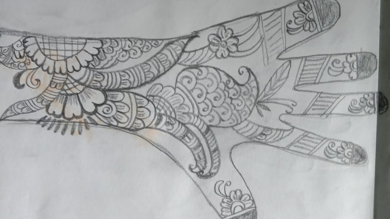 Mehndi design banana sikhe # - YouTube