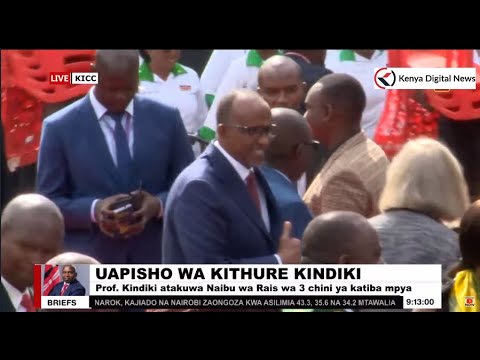 CS. Aden Duale Arrives for Pro. Kindiki's Swearing-in as Kenya's 3RD ...