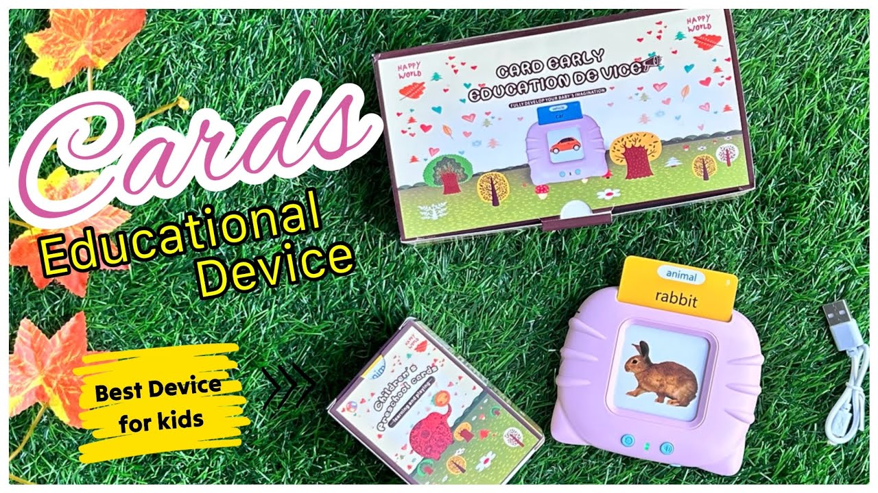 Talking Flash Cards | Cards Early Educational Device | Unboxing and ...