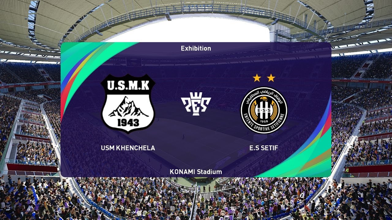 USM Khenchela vs ES Sétif (17/05/2023) Ligue 1 Algérie PES 2021 - YouTube