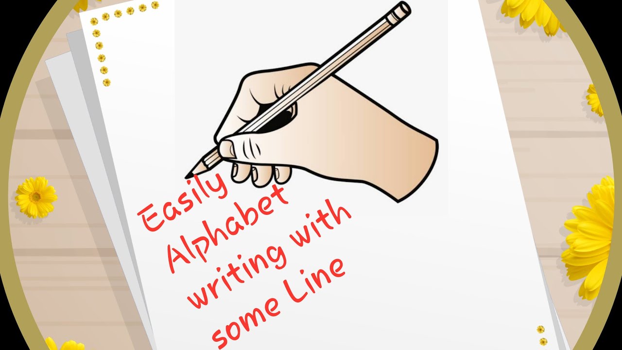 How To Learn & Write English Alphabet Easily - YouTube