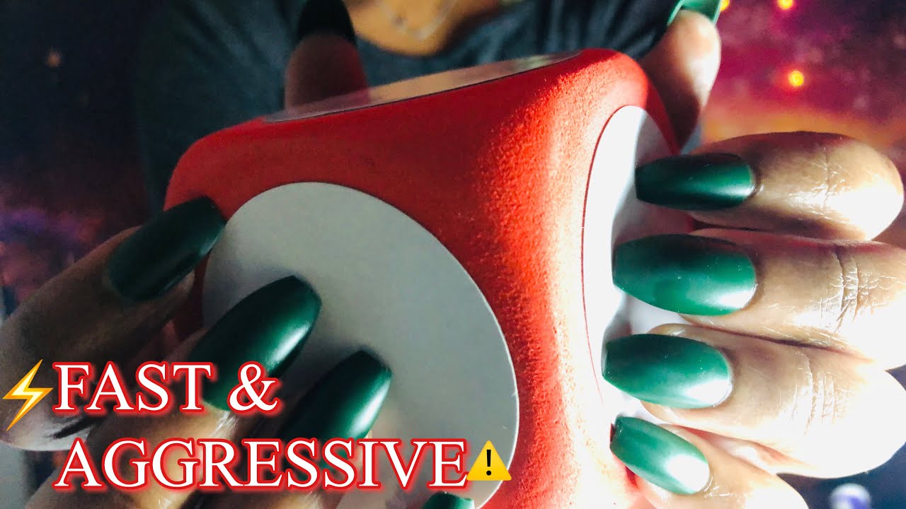 ASMR | Fast & Aggressive Tapping Triggers For People Who Get Bored ...