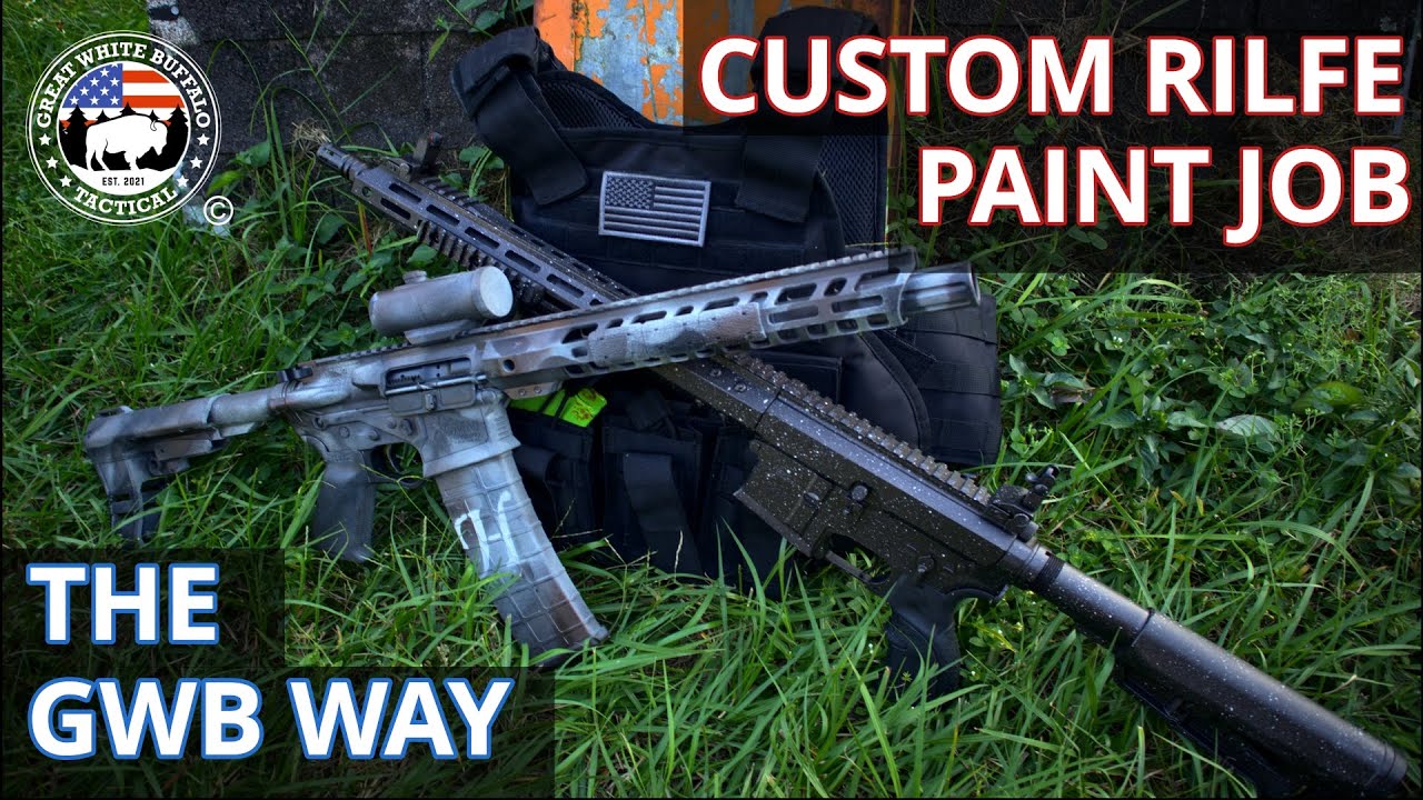 Paint Your Rifles Your Own way, Check Out How We Did Ours! - YouTube