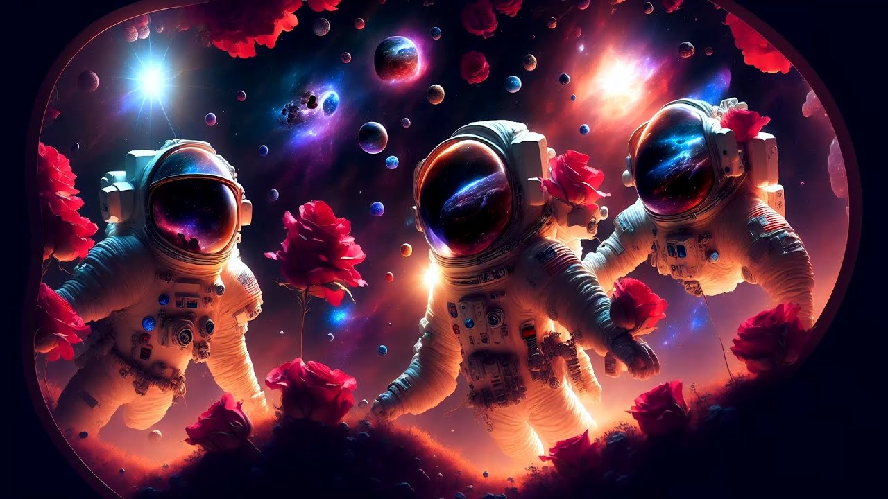 VJ Loop Astronaut - Copyright Free Video Background Wallpaper ...