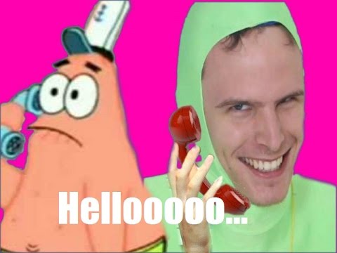 iDubbz (Japanese) Calls Patrick Star - YouTube