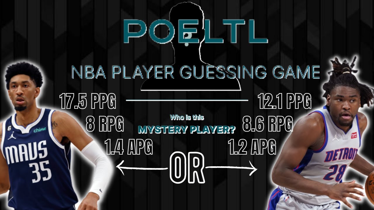 Who Is That NBA Player?? | Poeltl Edition - YouTube