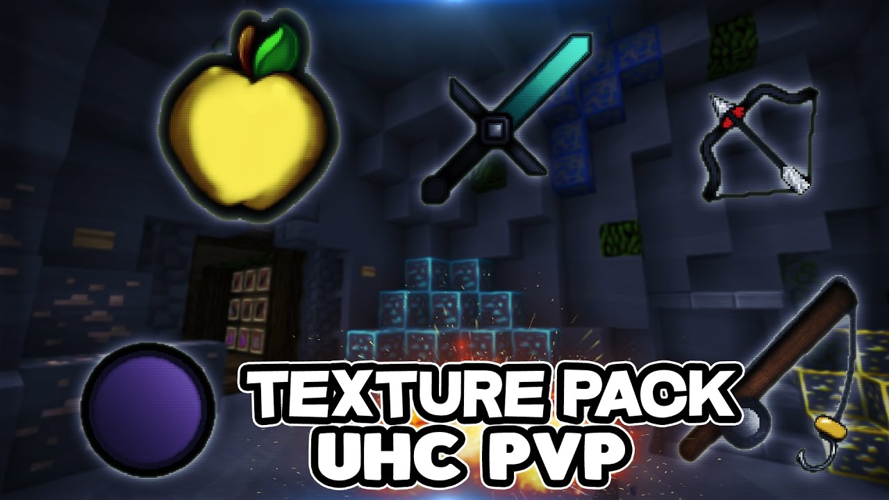 MINECRAFT TEXTURE PACK PVP UHC NO LAG - YouTube