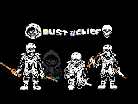 Dusttale: Dustbelief Papyrus Fight (Chinese version) Phase 1 & 2 - YouTube