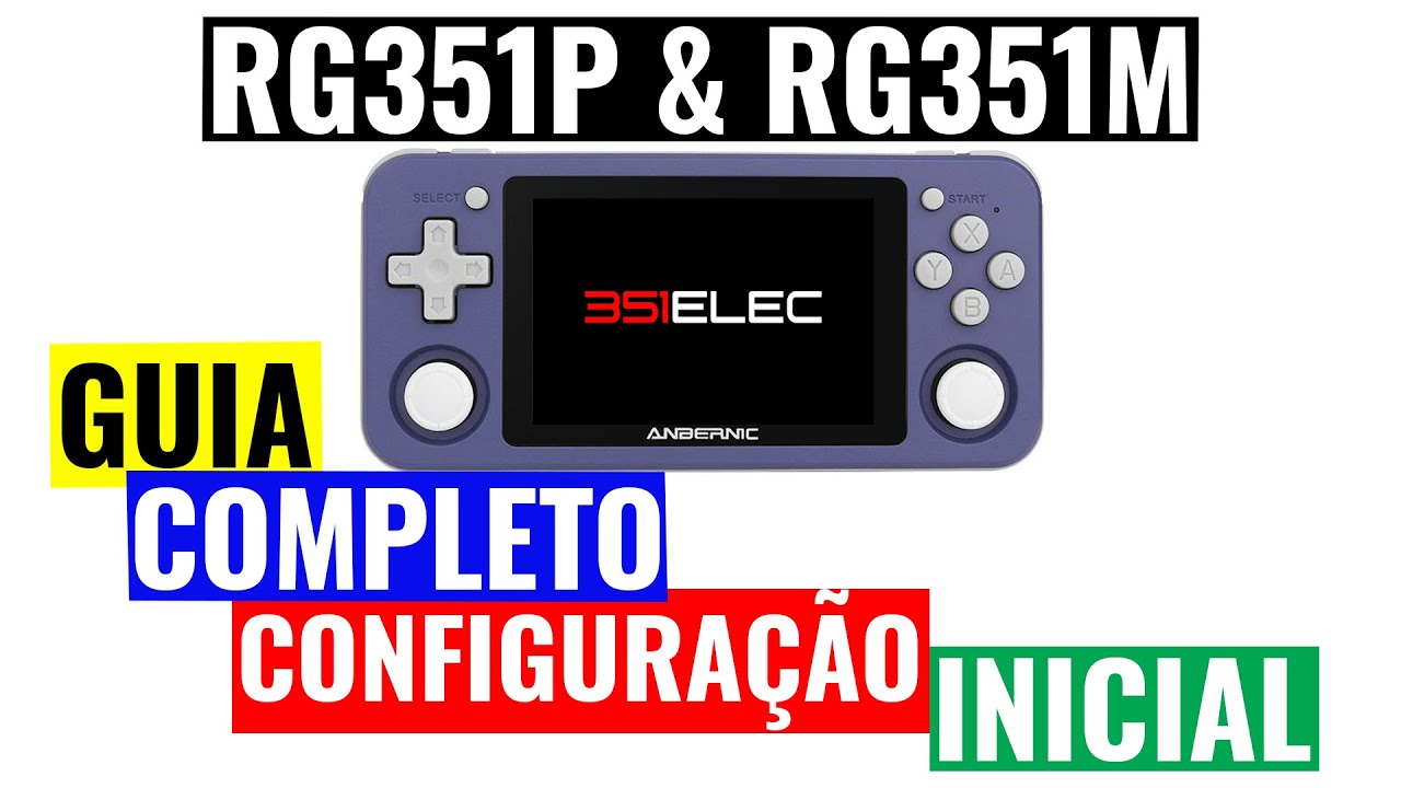 RG351P & RG351M: Guia Completo de Configuração Inicial Instalação ...
