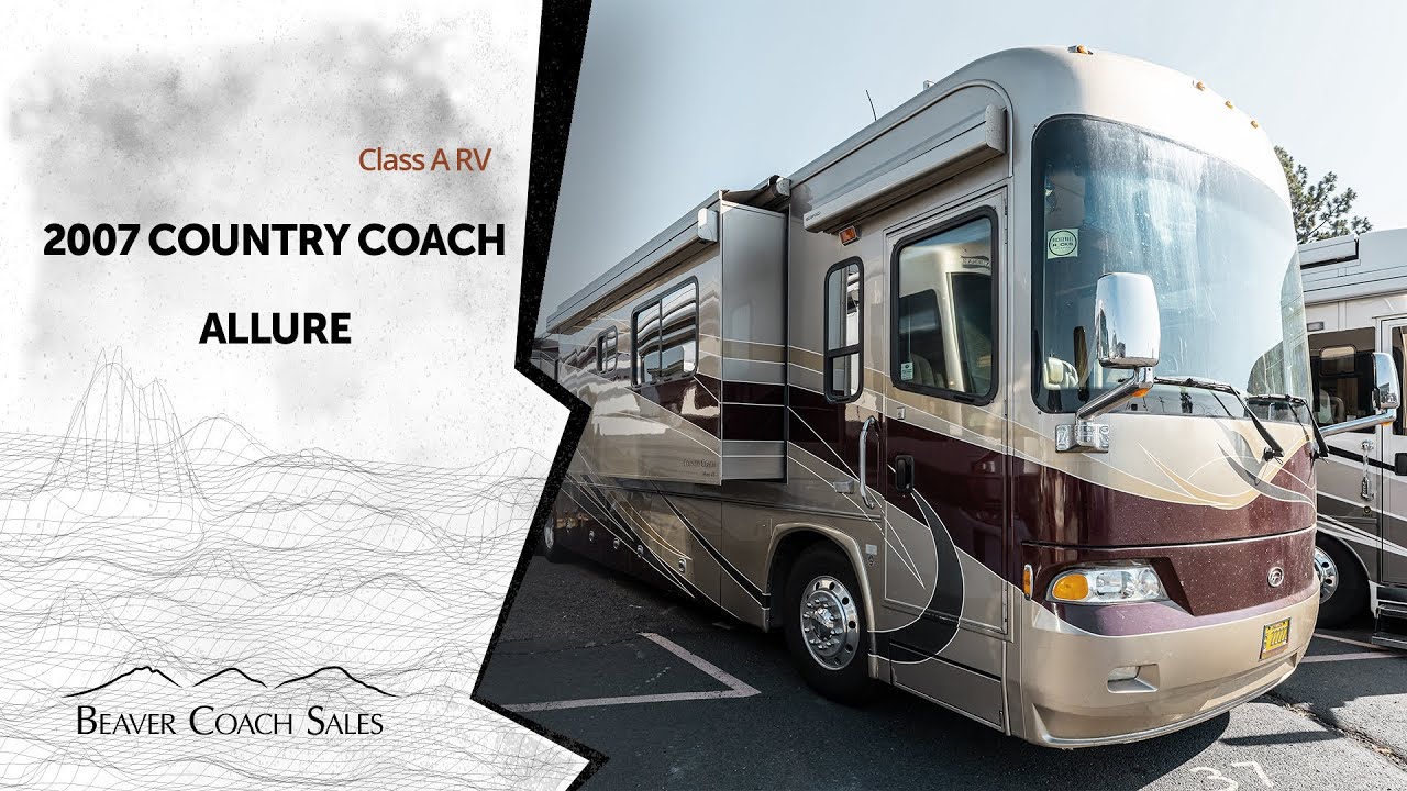 2007 COUNTRY COACH ALLURE - Class A RV - YouTube