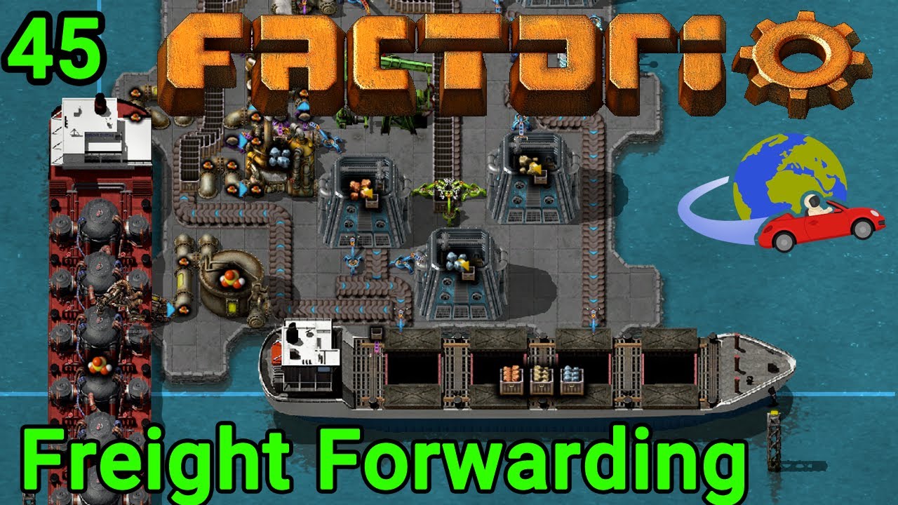 Making rocket fuel to power our ships! Factorio Freight Forwarding Ep ...