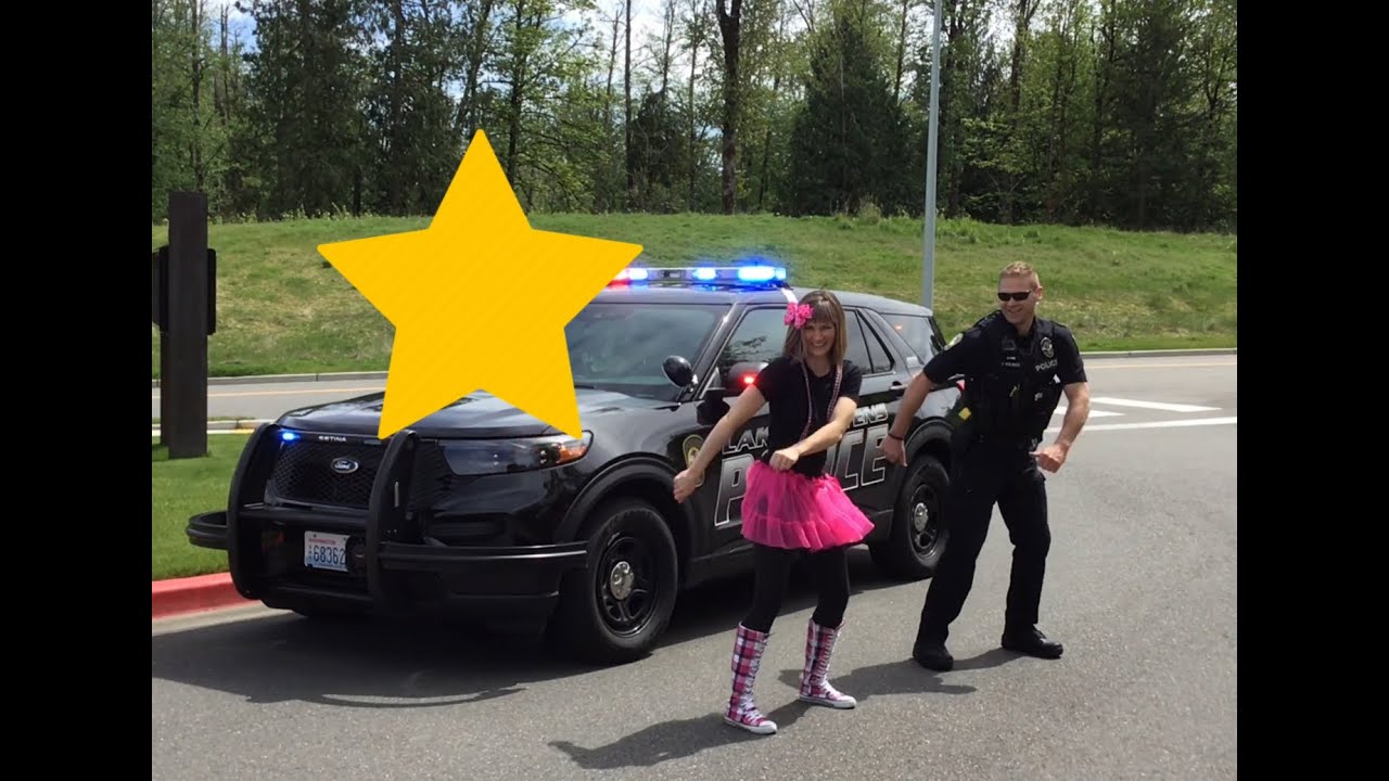 Learning with Lucy Police Chase Shapes Scavenger Hunt - YouTube