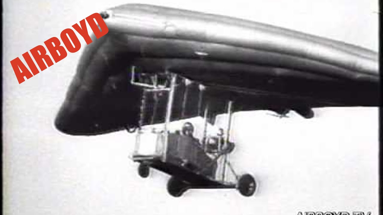 Flying Mattress - Balloon-o-plane - Aerial Flivver (1955) - YouTube