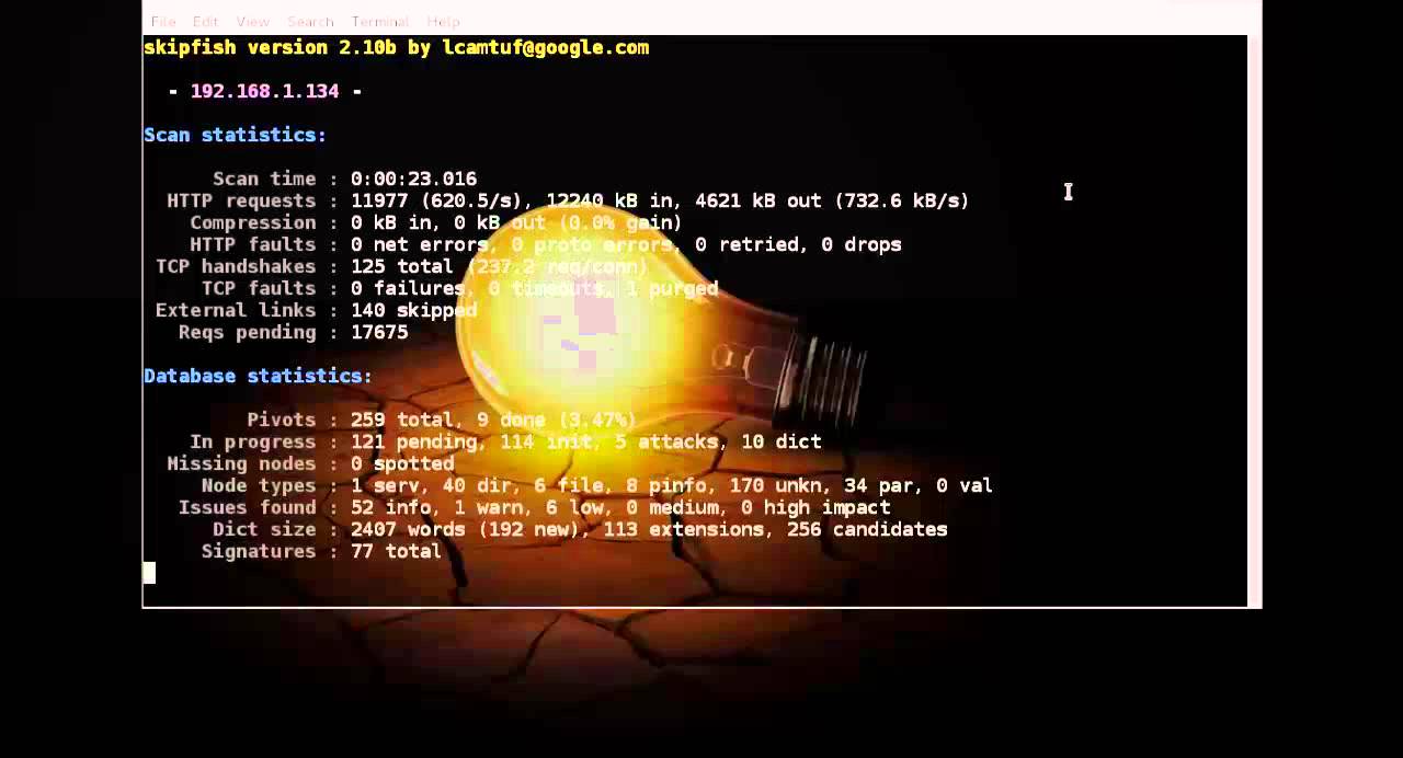 web pentest-Web security reconnaissance using skipfish - YouTube