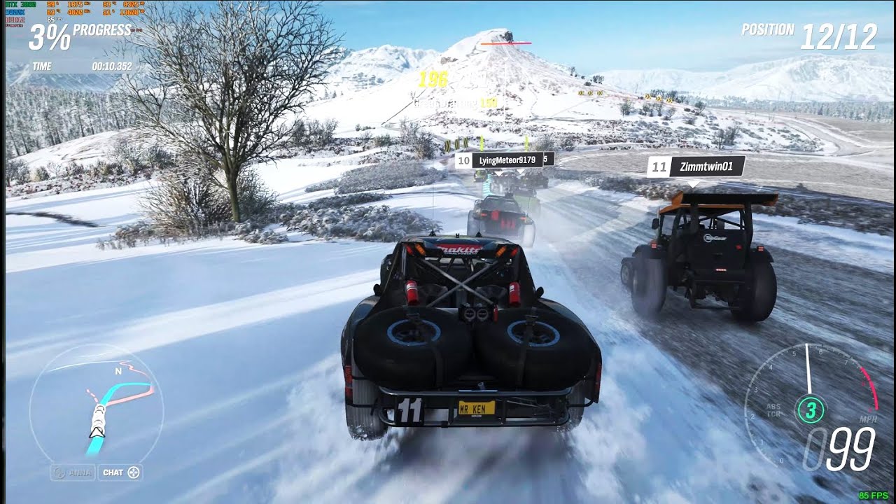 [4K] Forza Horizon 4 City Outskirts Cross Country Ford Rockstar F-150 ...