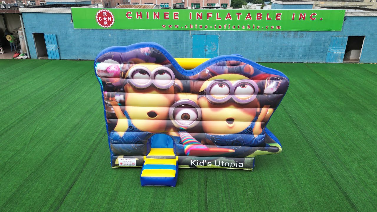 Minion Madness: Custom Inflatable Minion-Themed Bounce House! 🎉🏰😄 ...