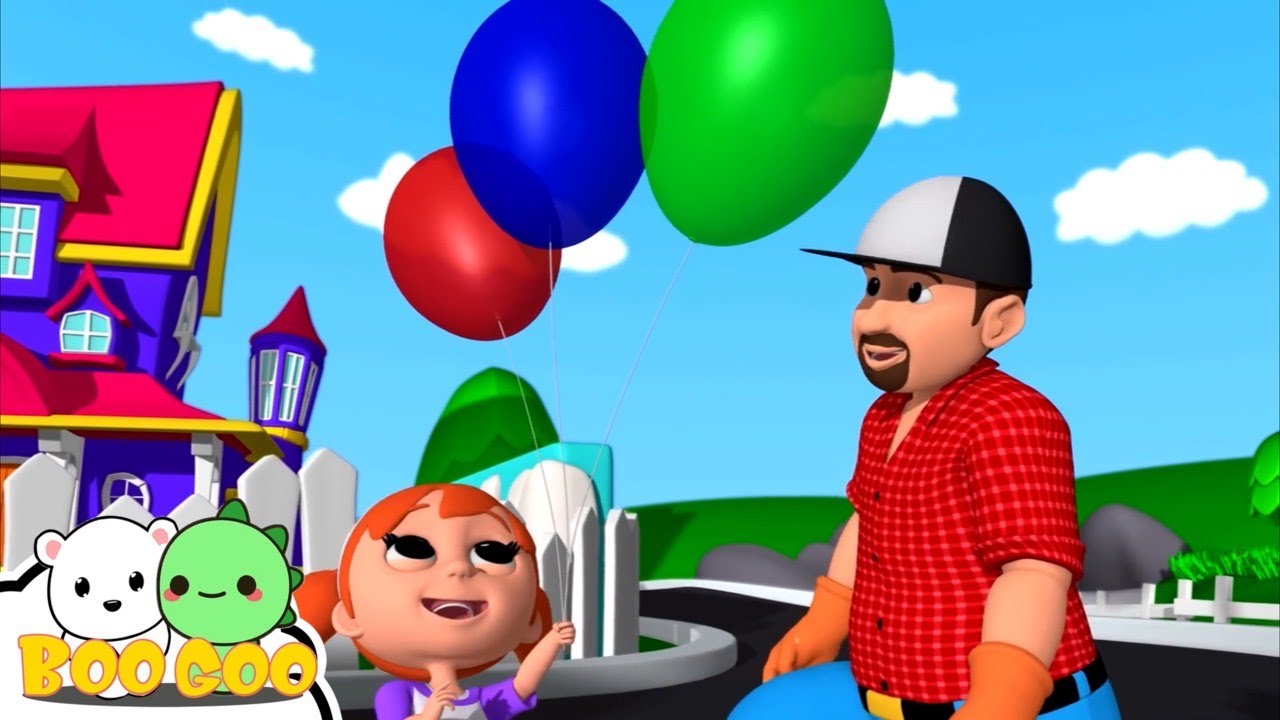 Balloons Song 🎈| Boo Goo For Kids - Nursery Rhymes & Kids Songs - YouTube