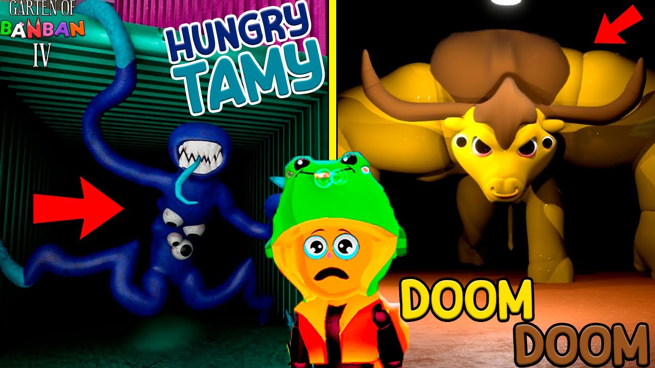 ¡DESBLOQUEAMOS a DOOM DOOM y HUNGRY TAMY de GARTEN OF BANBAN 4 (NUEVOS ...
