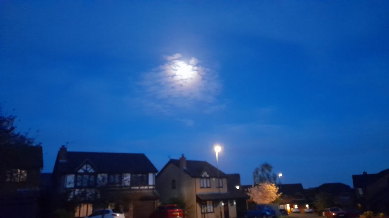 English Night Walk in trees and suburbs asmr - YouTube