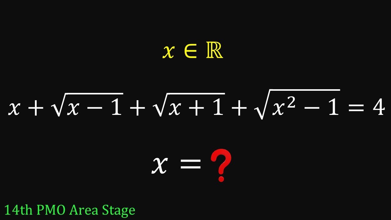 14th Philippine Math Olympiad (PMO) question #math #maths - YouTube