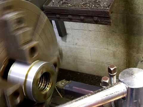Internal Threading 2 1/2-3 ACME Left Hand - YouTube