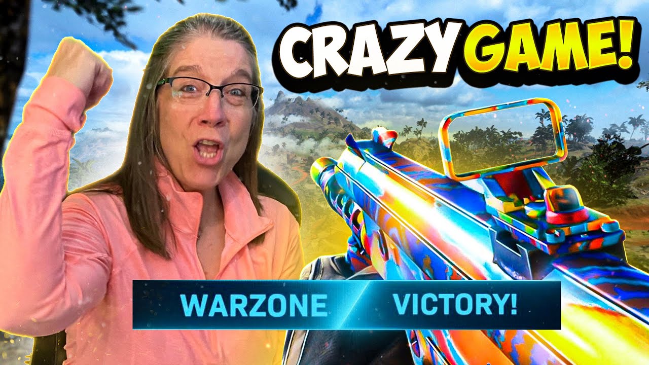 This game had EVERYTHING! 60 Year old plays Warzone! - YouTube