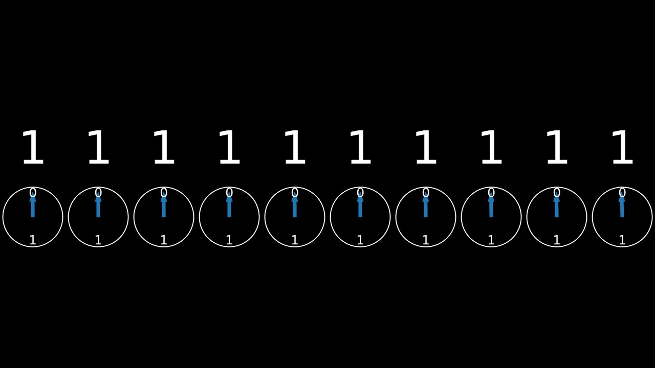 2^10 subscriber special - binary clocks - YouTube