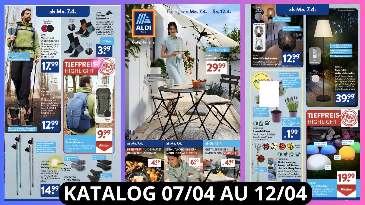 ALDI SÜD Prospekt der Woche | Angebote ab 07/04/2025 BIS 12/04/2025 ...