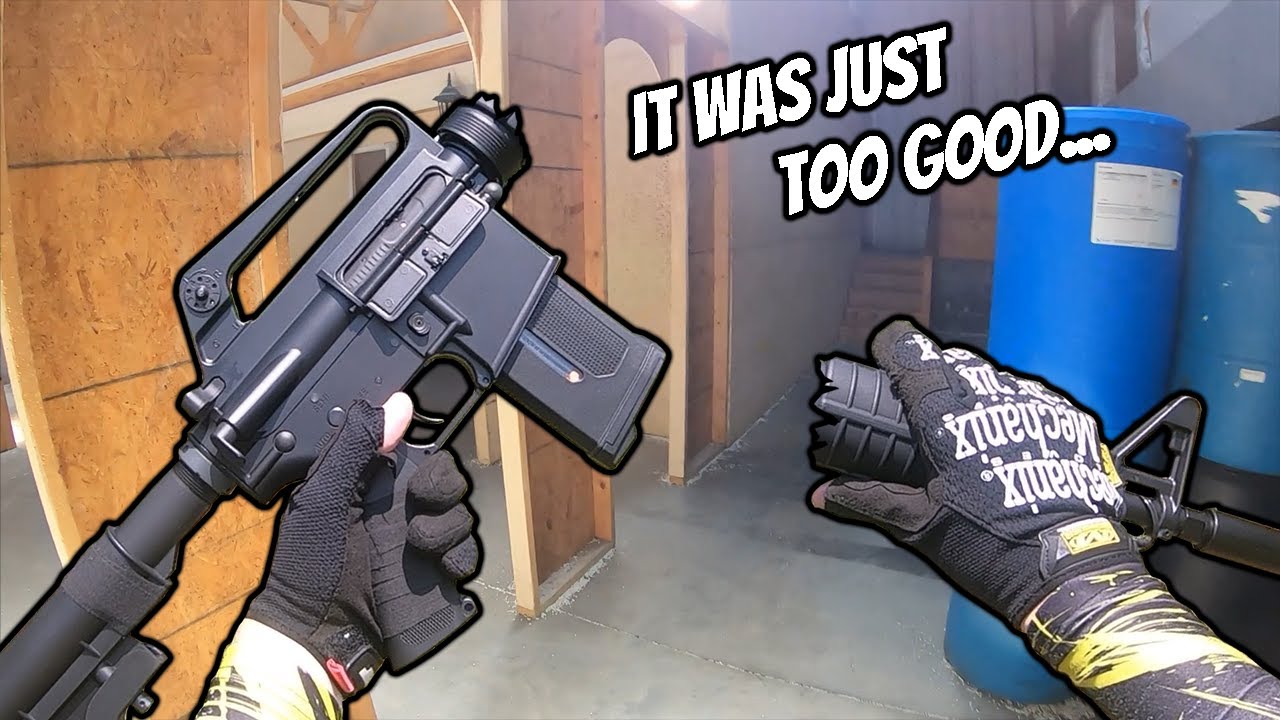Breaking My New Airsoft XM177 in One Day - YouTube