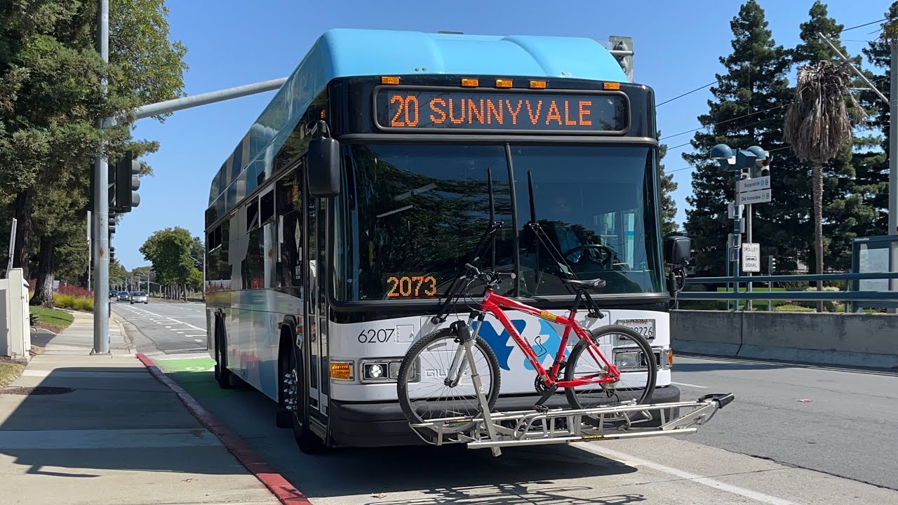 ⁴ᴷ⁶⁰ Suburban Bus | Santa Clara VTA 2016 Gillig Low Floor HEV 40' #6207 ...