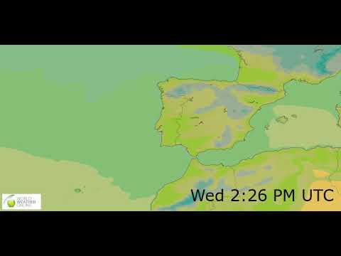 Spain Surface Temperature Weather Forecast HD: 19 Jan 2020 [Updated at ...