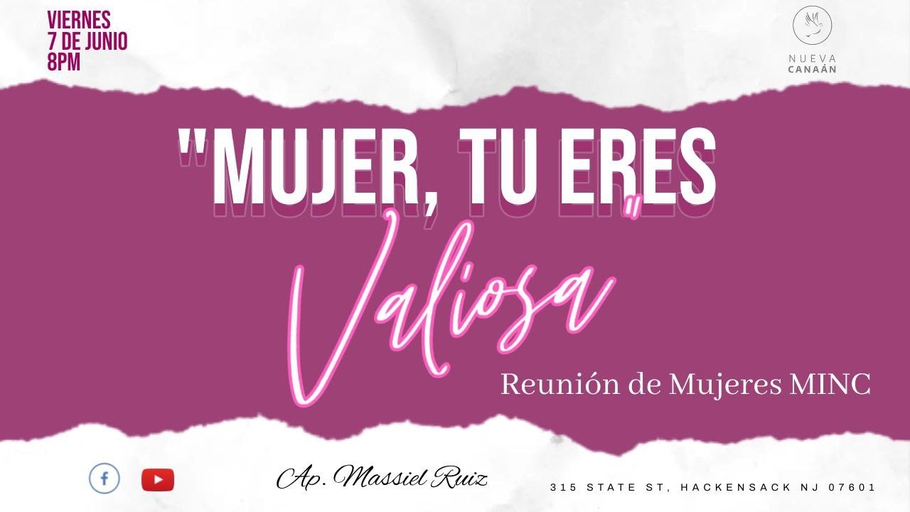 Ap. Massiel Ruiz- Mujer tu eres valiosa - YouTube