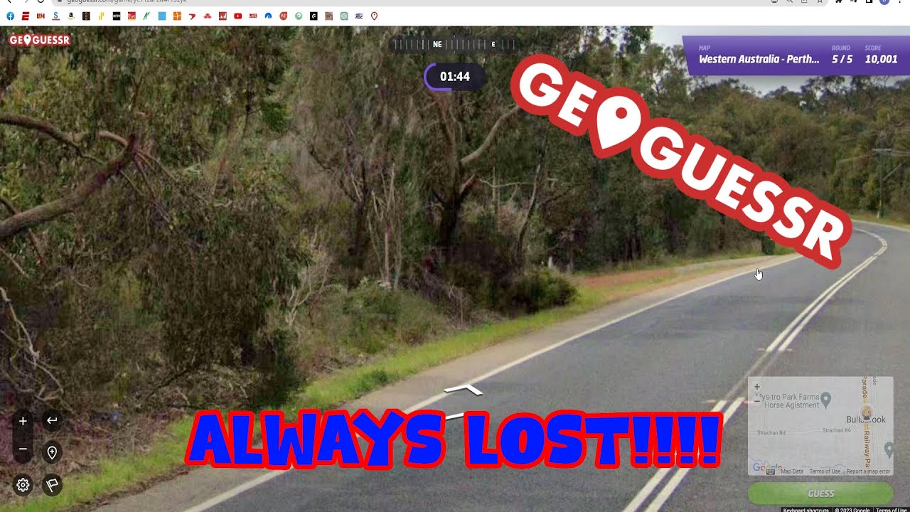 American plays Australian Geoguessr | Wester Australia - Perth Metro ...