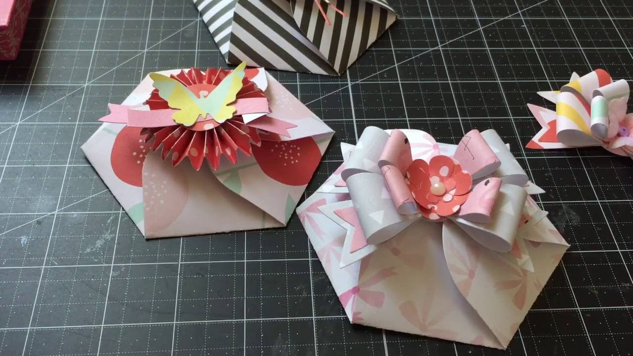 Hexagon Petal Envelopes - YouTube