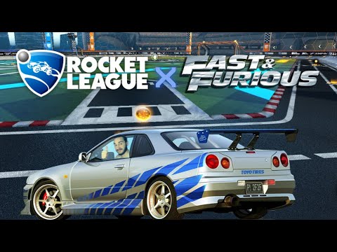 PRÉSENTATION DE MA SKYLINE R34 !!! Rocket League Fr - YouTube