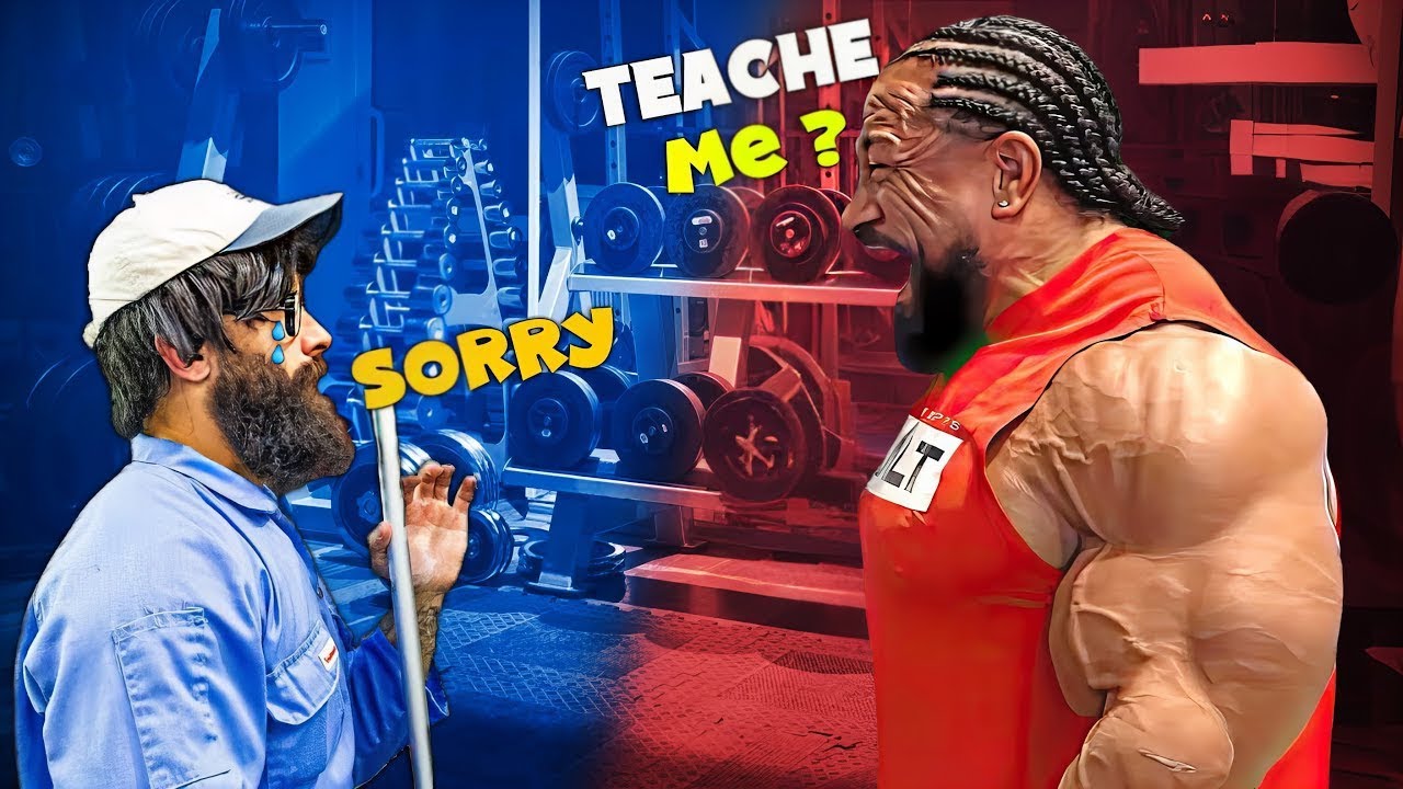 Destroy EGO With 32 KG mop 😱 | Anatoly GYM PRANK #9 - YouTube