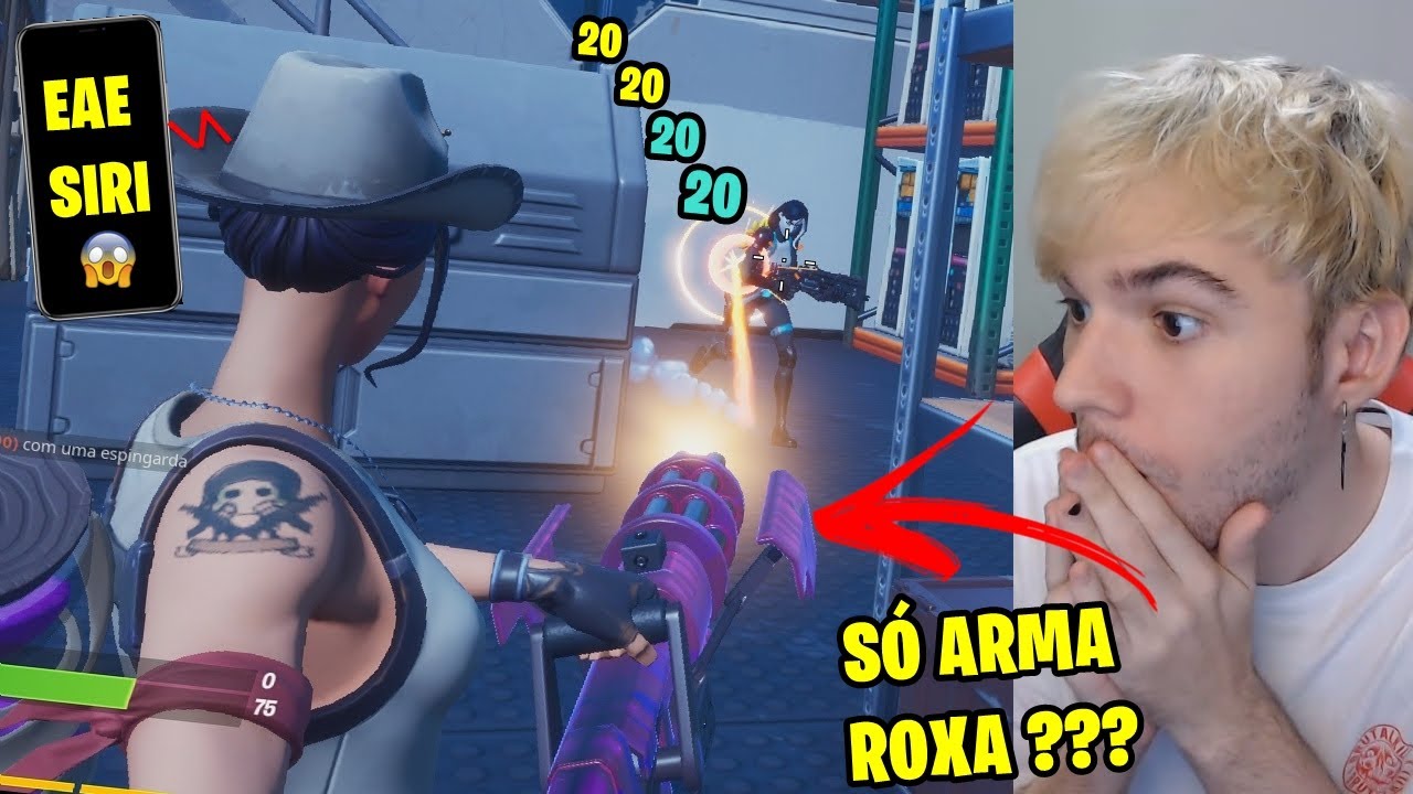 A SIRI ESCOLHEU A RARIDADE DO MEU LOOT !!! - Fortnite - YouTube