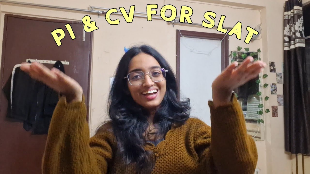 How to make CV and prepare for PI | SLAT Exam | Symbiosis - YouTube