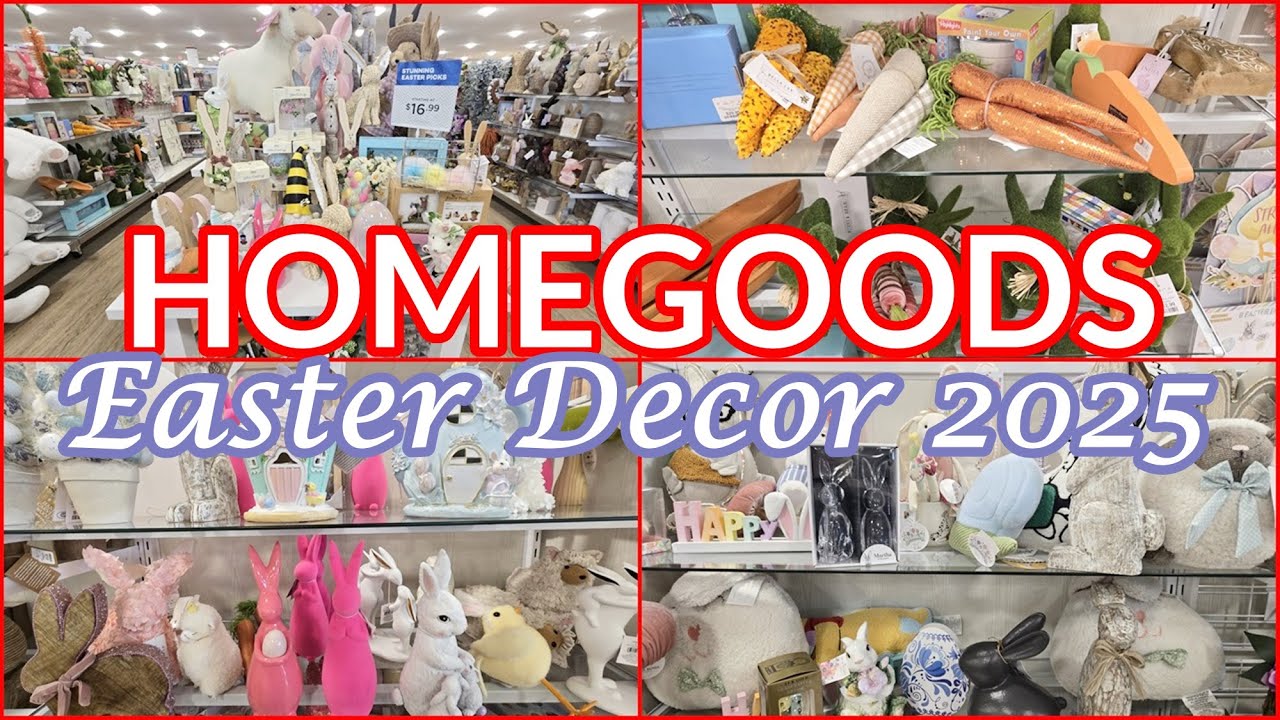 HOMEGOODS EASTER DECOR 2025 SHOP WITH ME - YouTube